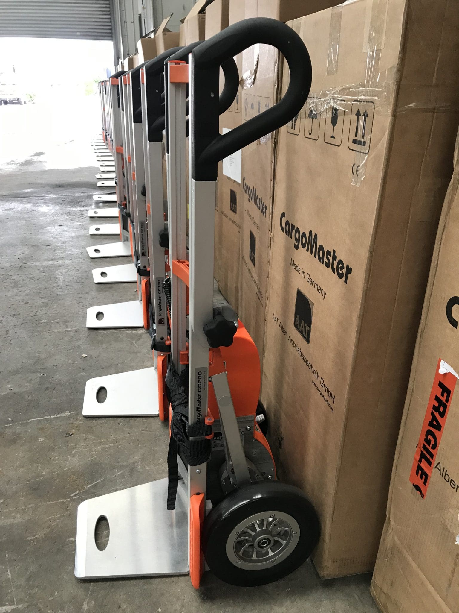 Stair Climbing Trolleys for Defence | Materials Handling