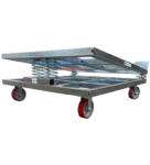 IBC Tilting Stand Spring Operated Container Emptying | Materials Handling