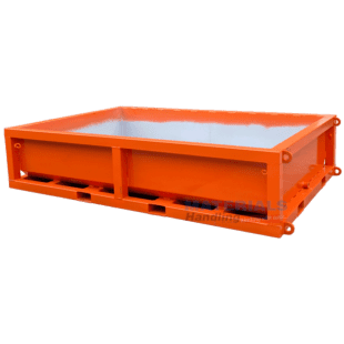 Waste Bin Low Profile Skip | Materials Handling