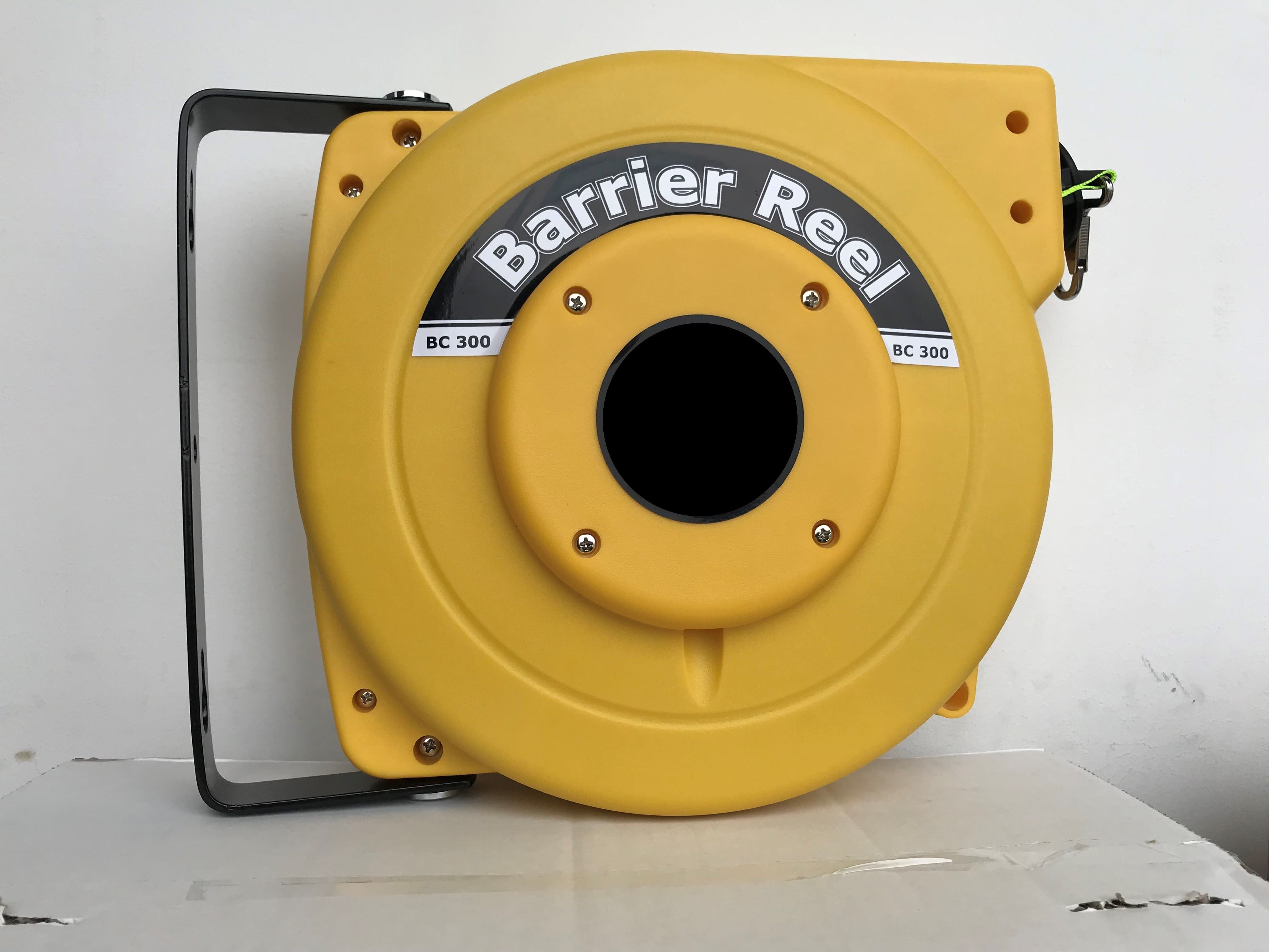 Retractable Barriers Safety Barrier Reel | Materials Handling