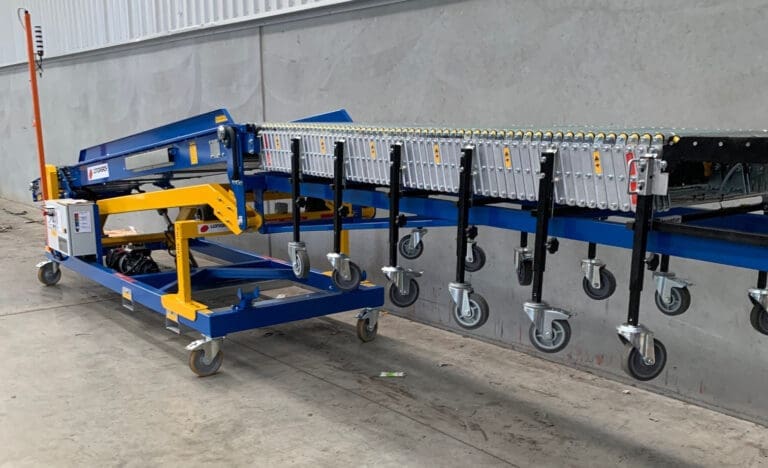 Trailer Unloading Conveyors Telescopic | Materials Handling